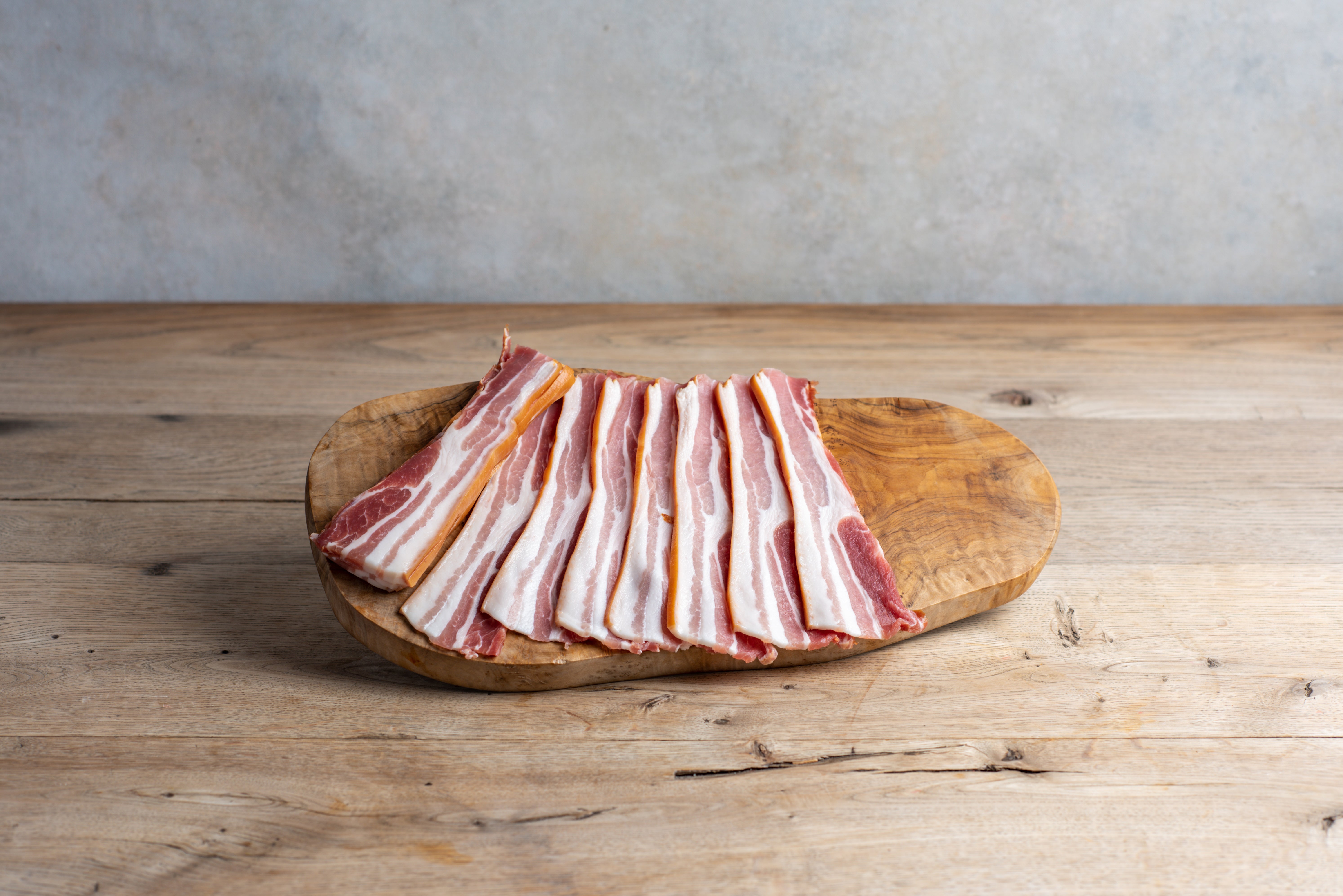 Cornish Smoked Streaky Bacon - Strawberry Fields Farm Shop, Lifton